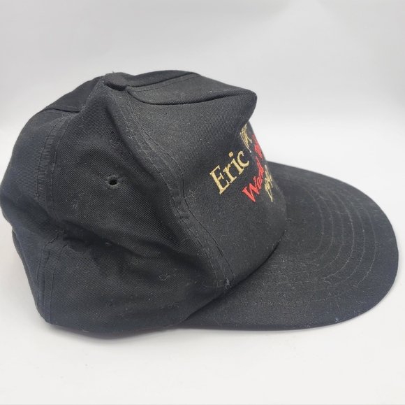 Accessories | Vintage Eric Clapton Black Gold Hat Cap 1992 World Tour ...